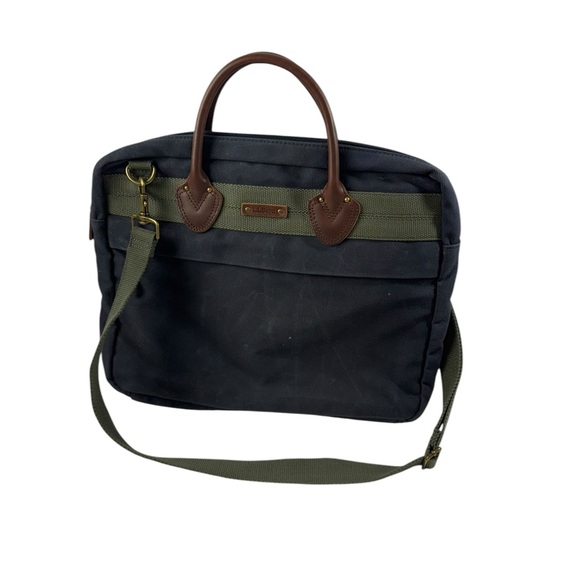 L.L. Bean | Bags | Llbean Waxed Canvas Briefcase Crossbody | Poshmark